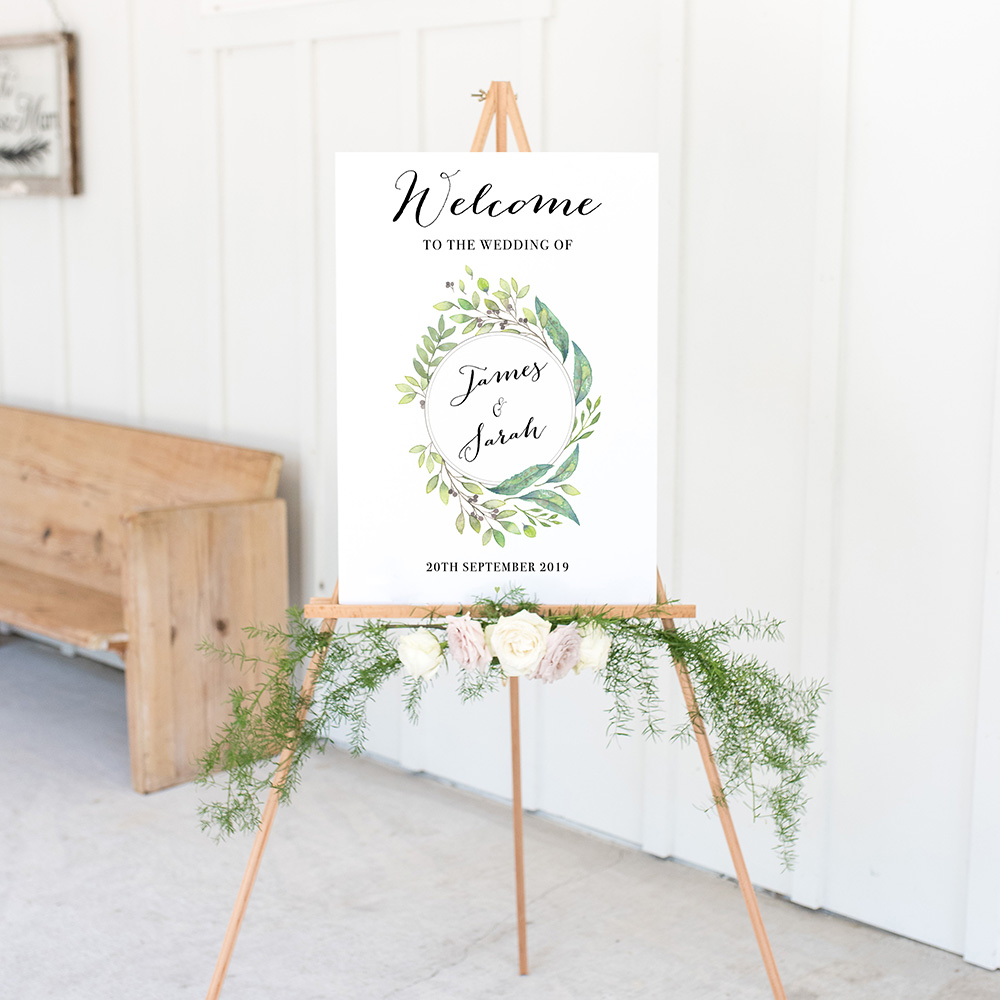 Welcome Sign A2/A1 | Imogen | Customised | Any Text